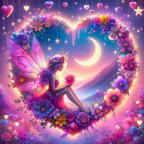 World Soft Glowing Pastels Sparkling Starlight And Vibrant Blossoms