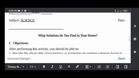 Science Performance Task