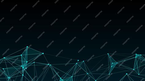 Premium Vector Global Network Connections Abstract Vector Neural