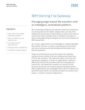 Fillable Online IBM Sterling File Gateway Managing Edge Based Fax Email Print PdfFiller