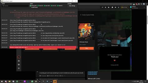 Every Modpack Instantly Crashes With Error Code 0 Or 1 Like In This Log Here R Curseforge