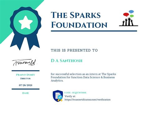 d a santhosh on linkedin thesparksfoundation dataanalysis