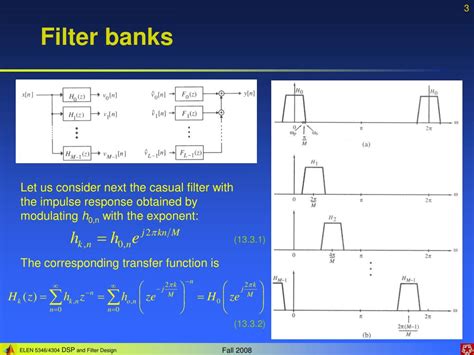 Ppt Lecture 13 Multirate Processing And Wavelets Fundamentals