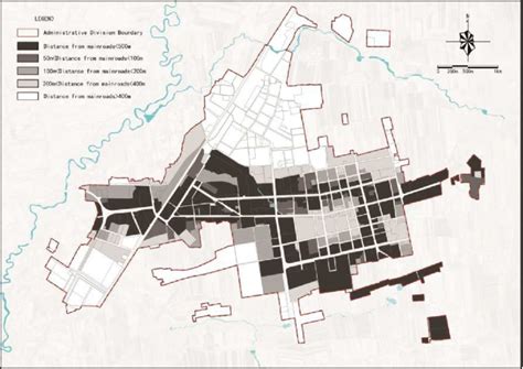 Distribution Of Urban Arterial Roads Download Scientific Diagram