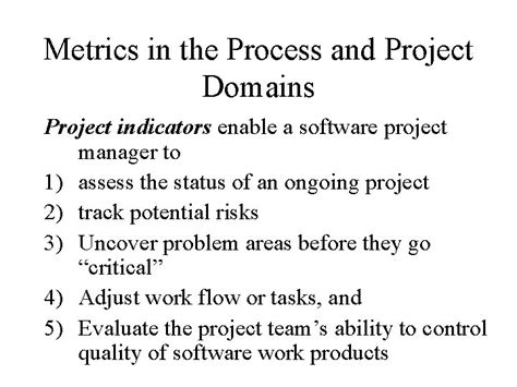 Chapter 4 Software Process And Project Metrics Software