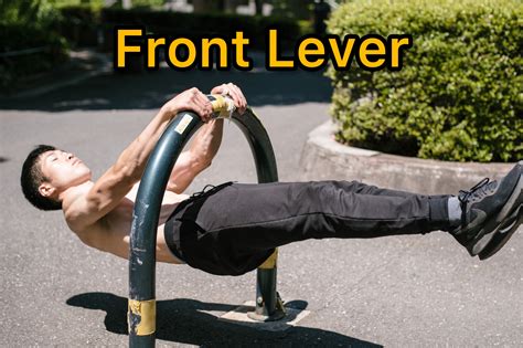 Front Lever Calisthenics Tokyo