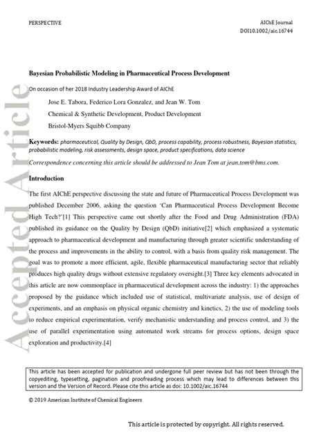 Bayesian Probabilistic Modeling In Pharm Pdf Risk Bayesian Inference