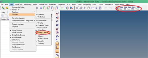 Screenshot In Hypermesh Altair Community