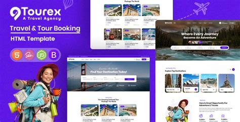 Travel Booking Website Templates Themeforest