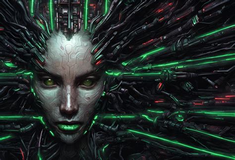 Shodan System Shock By Kingbonj 7999x5473 Wallpaper Abyss