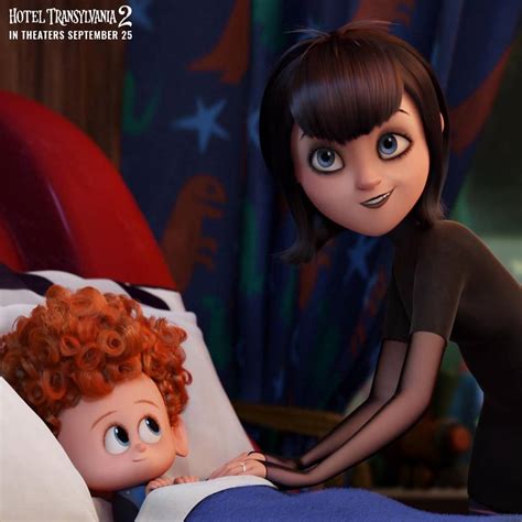 Download Mavis Tucking In Dennis Hotel Transylvania 2 Wallpaper