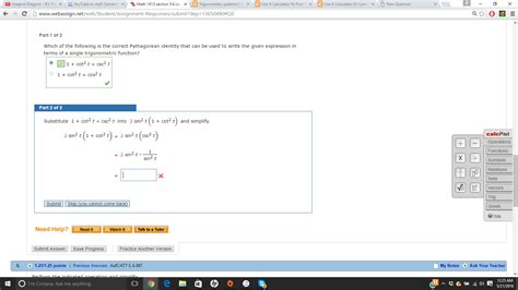 Solved Which Of The Following Is The Correct Pythagorean Chegg