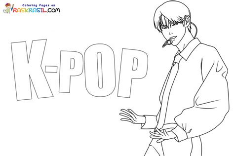 K Pop Coloring Pages