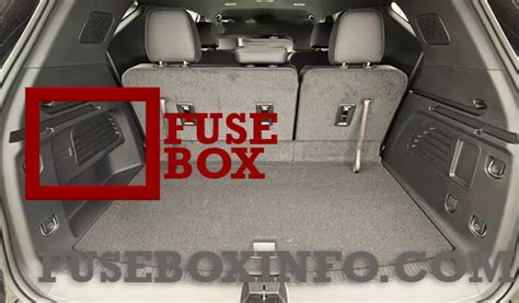 Chevrolet Traverse 2026 Fuse Box Fuse Box Info Location Diagram