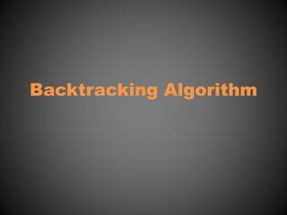 Backtracking Algorithm.pptx