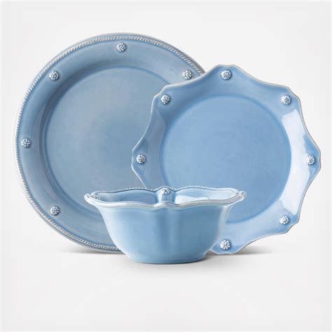 Juliska Berry And Thread 3 Piece Place Setting With Cereal Bowl Service