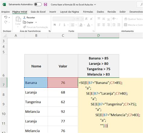 Como Usar a Função SE no Excel Guia do Excel Como Usar a Função SE no Excel Guia do Excel