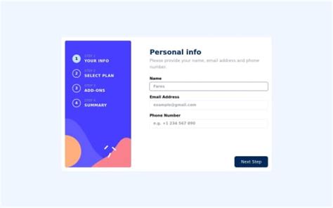Frontend Mentor Multistepform Reactts Frontend Mentor Coding