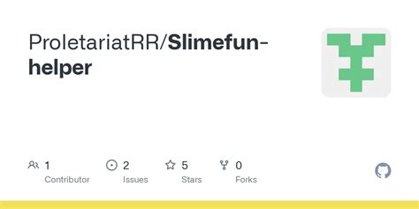 GitHub ProletariatRR Slimefun Helper