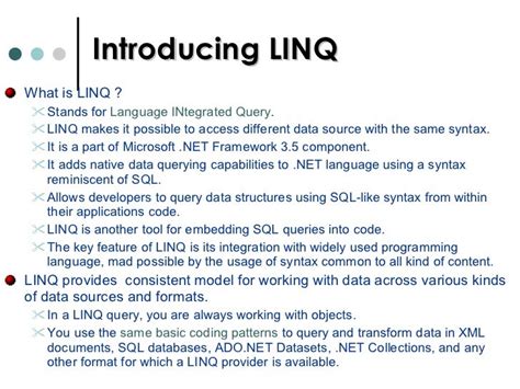 Linq