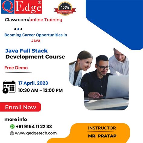 Java Fullstack Training Web Development Course Online Classroom Training And Development