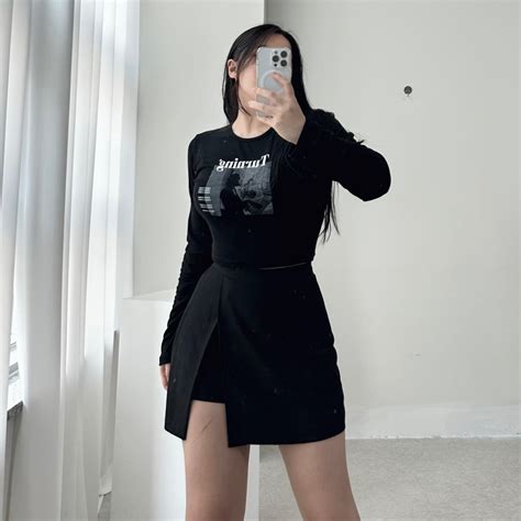 ♥자체제작♥ F~xxl 아메리카노 미니 랩스커트 바지안감