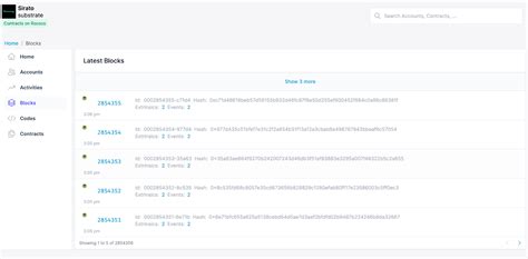 Exploring Blocks Data Using A Substrate Blockchain Explorer Epicp2e
