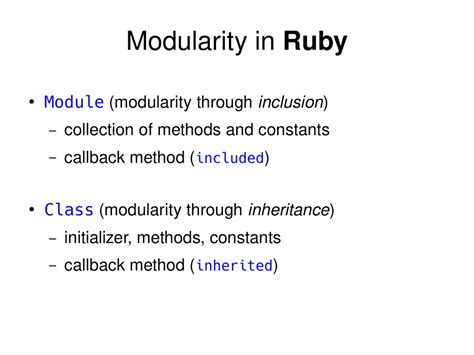 the ruby module builder pattern speaker deck