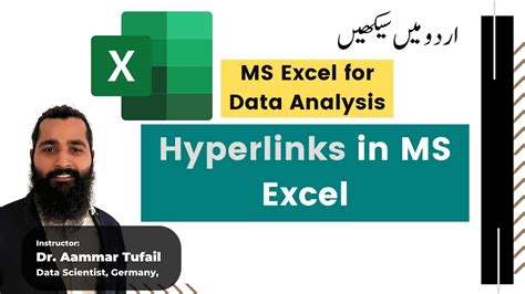Hyperlinks In Microsoft Excel Youtube