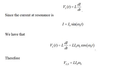 Solved Neglecting Certain Elements In Deriving The Current Of A Series RLC Circuit Solveforum