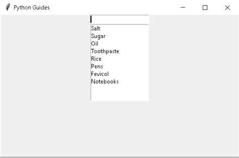 Python Tkinter Filter Function How To Use Python Guides