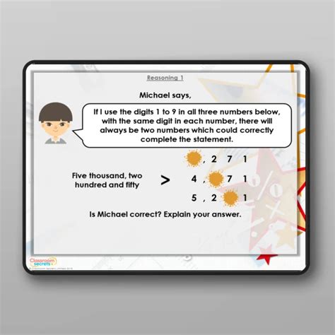 Year 4 Compare Numbers To 10 000 Modelling Ppt Resource Classroom Secrets