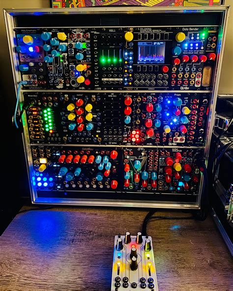 My Foldable Diy Modular Synth Case With Doepfer Psu3 Both Parts
