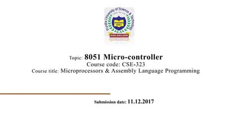 8051 microcontroller pptx computer peripherals computing