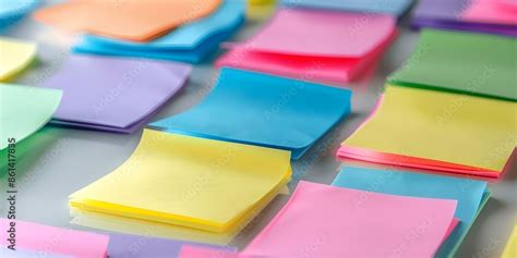 Enhance Brainstorming With Colorful Sticky Notes For Creative Visual