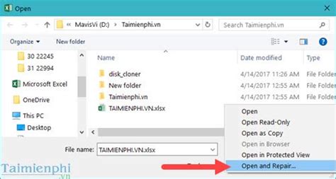 Cách Sửa Lỗi Errors Were Detected While Saving File Khi Lưu File Excel