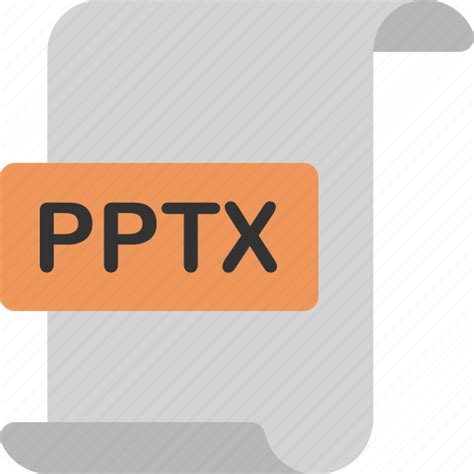 Document Extension File Format Page Power Point Pptx Icon