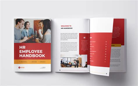 Hr Handbook And Employee Handbook Design Templatemonster