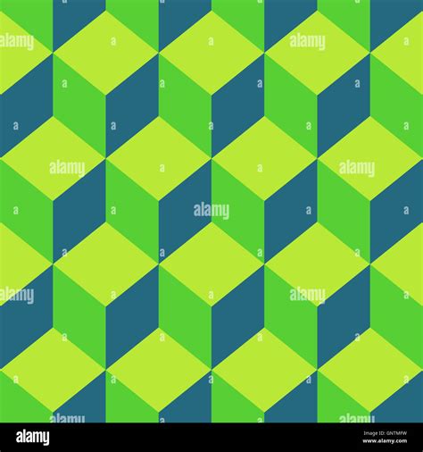 Seamless Pattern Cube Art Stock Photo Alamy
