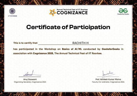 Rachith H On Linkedin Excited To Share That I Recently Participated In Basics Of Aiml