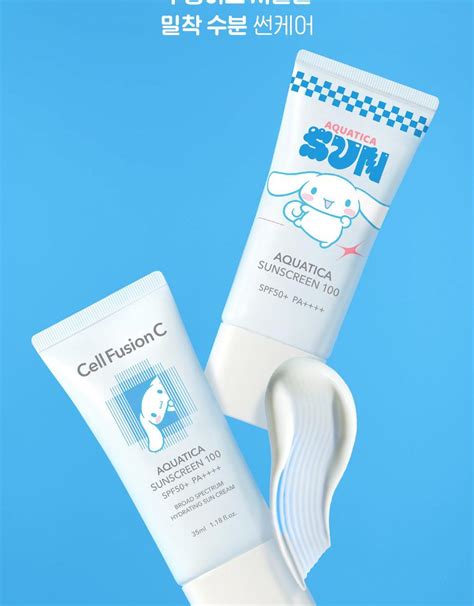 Cell Fusion C X Sanrio Cinnamoroll Aquatica Sunscreen 1