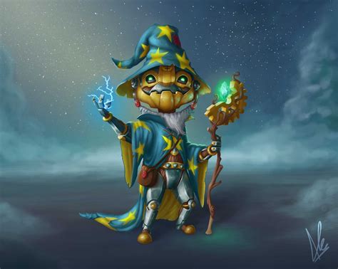 Artstation Little Warforged Mage Character Commission