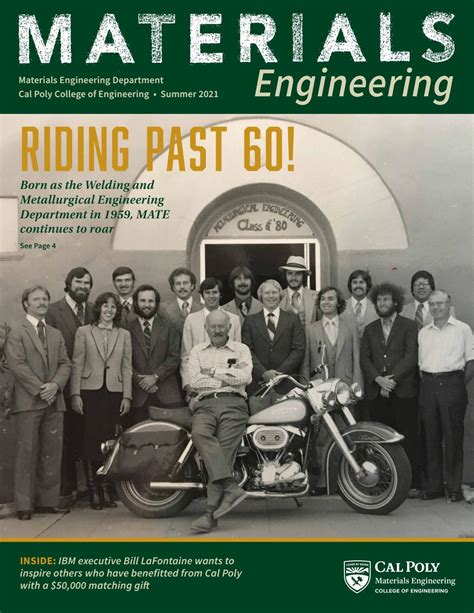 Cal Poly Materials Engineering Department Newsletter 2021 By Calpolyceng Issuu