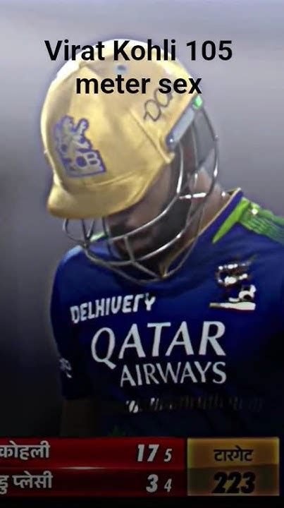 Virat Kohli Sex 105 Meter Shot No Look Flick Cricket Cricketlover