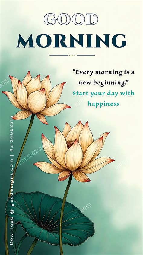 Good Morning Wishes Image With Sunflowers And Card Cheerful Greeting