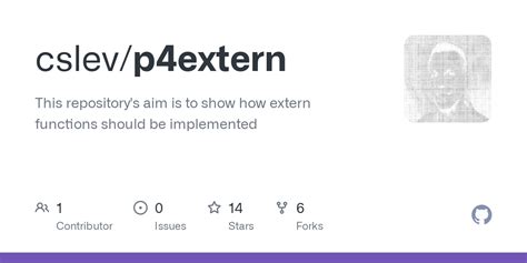 Github Cslevp4extern This Repositorys Aim Is To Show How Extern Functions Should Be Implemented