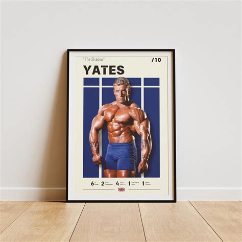 Dorian Yates Poster Gym Decor Bodybuilding Posters Gym Ts