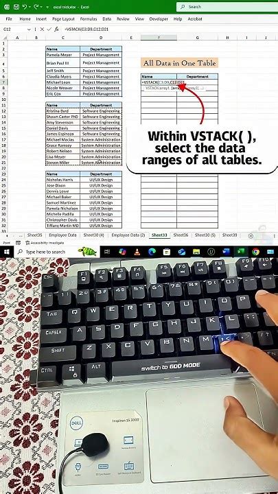 This Excel Trick Replaces Copy Paste Forever Meet Vstack Exceltips Vstack Excelformula