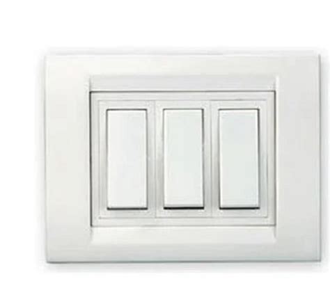 White 8 Inch Plain Plastic Rectangular Electrical Switch For Home At Best Price In Ghaziabad