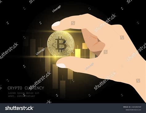 Crypto Currency Graph Vector Background Desing Stock Vector Royalty